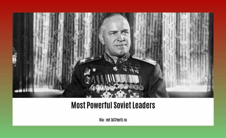 The Most Powerful Soviet Leaders: An Analysis of Their Rule
