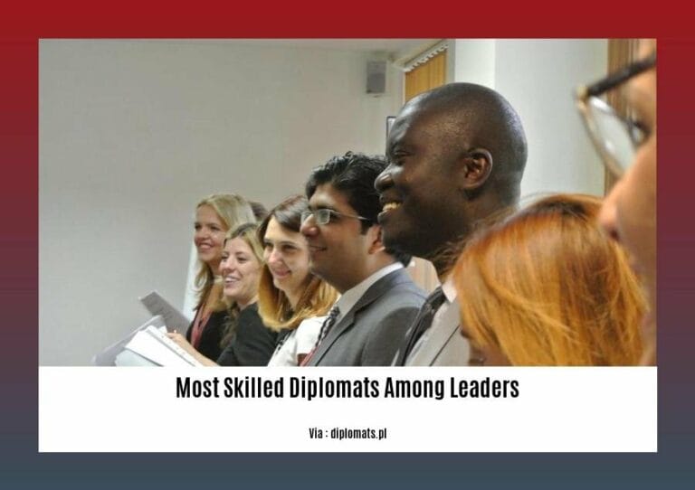 Recognized as One of the Most Skilled Diplomats Among Leaders