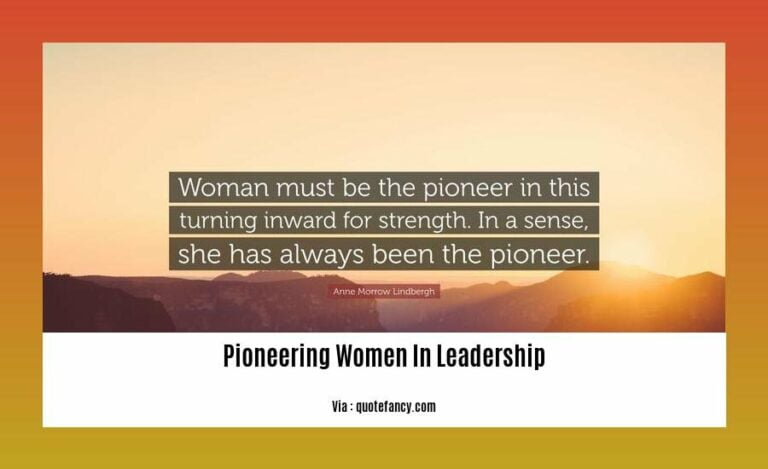 Pioneering Women in Leadership: Shattering Barriers and Shaping History