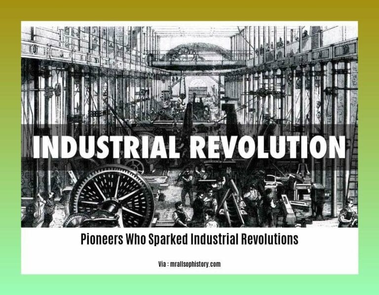 Pioneers Who Sparked Industrial Revolutions: A Historical Analysis