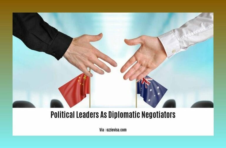 The Strategic Role of Political Leaders as Diplomatic Negotiators