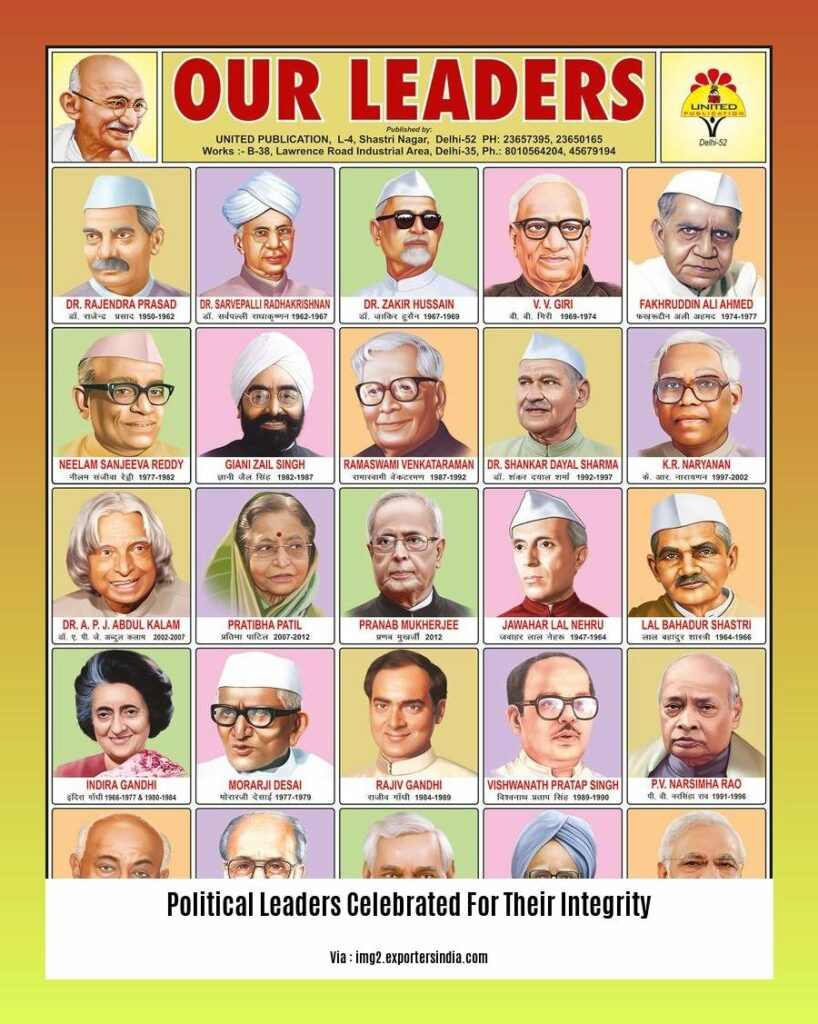 Political Leaders Celebrated for Their Integrity: A Testament to ...