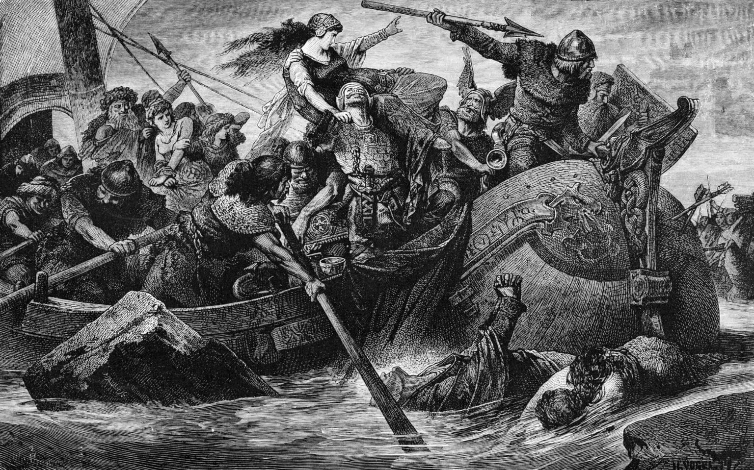 The Impact of Viking Raids on Monasteries in Western Europe