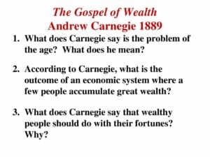 Andrew Carnegie's Gospel of Wealth: A Legacy of Philanthropy and Social ...