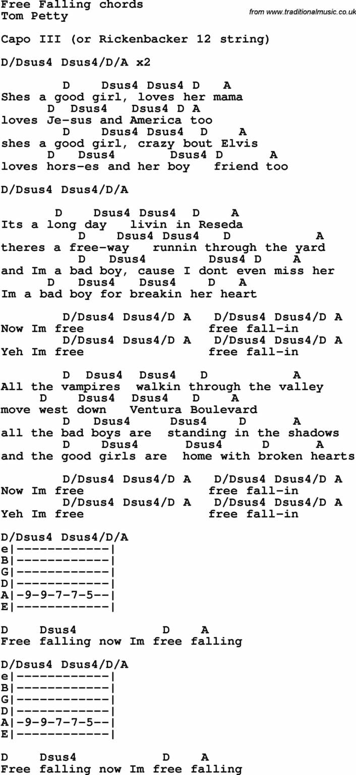 Tom Petty's Free Fallin' Lyrics: A Deep Dive into Los Angeles, Love ...