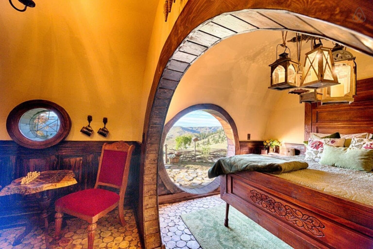 Beyond the Round Door: Unveiling the Magic of Hobbit House Interiors