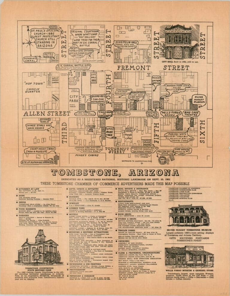 Tombstone AZ Map: Your Guide to Wild West History & Attractions