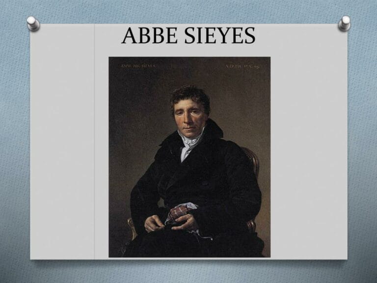 Abbé Sieyès: A Deeper Dive into the Architect of the French Revolution
