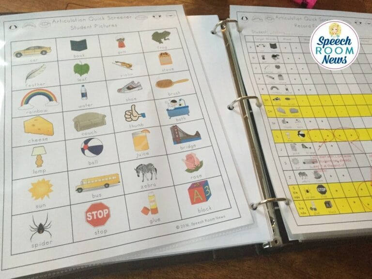 Free Articulation Screener: Easy Speech Sound Check for Kids