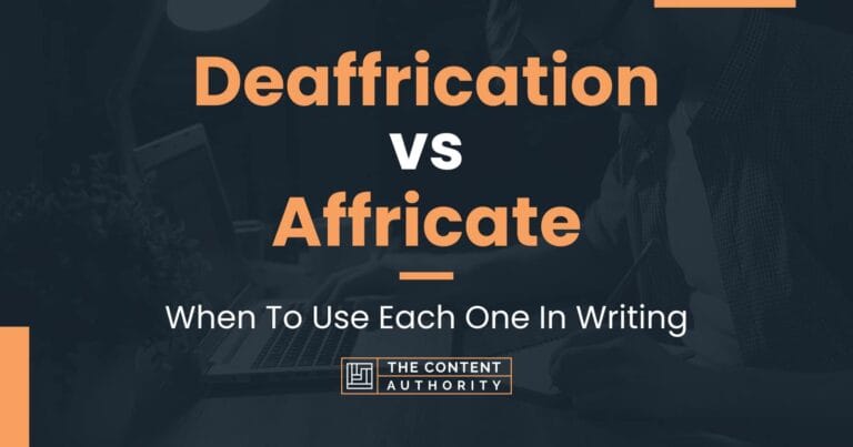 Understanding Deaffrication in Children: Speech Development and Therapy