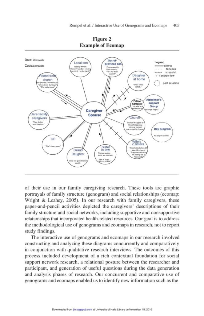 The Ultimate Guide to Ecomaps in Social Work: Templates, Examples, and ...