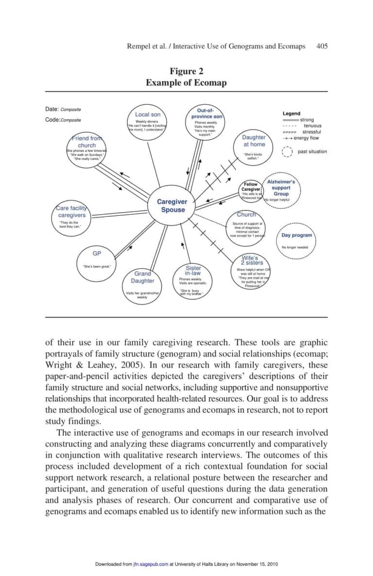 The Ultimate Guide to Ecomaps in Social Work: Templates, Examples, and ...