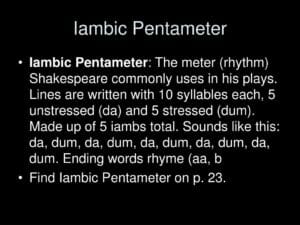Unlocking Iambic Pentameter: A Comprehensive Guide to Checkers ...
