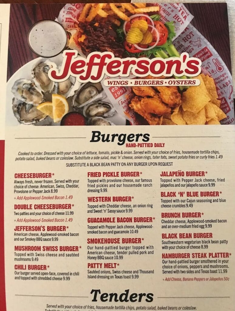 Jefferson's Balham: Explore the Menu, Prices, and Latest Reviews