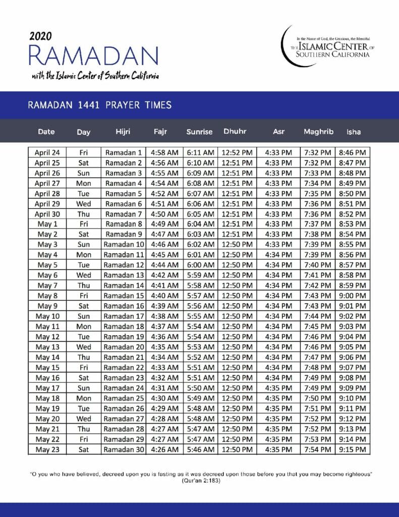 San Diego Namaz Timings: A Complete Guide to Prayer Schedules, Mosques ...
