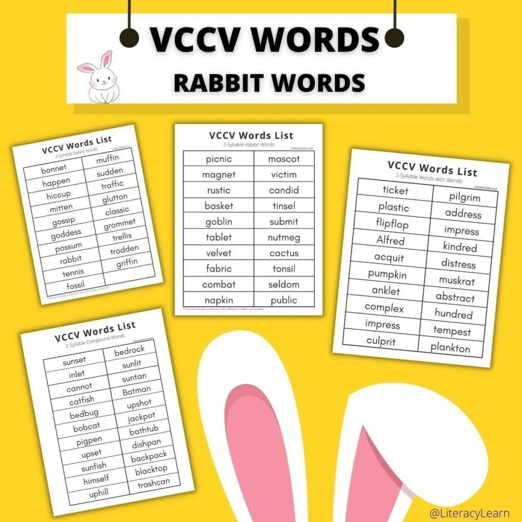 Mastering VCV Words: A Comprehensive Guide to Syllable Division and ...