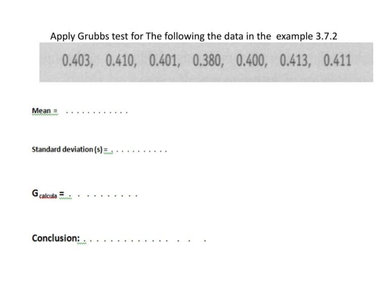 A Comprehensive Guide to Grubbs' Outlier Test: Identifying and Handling ...