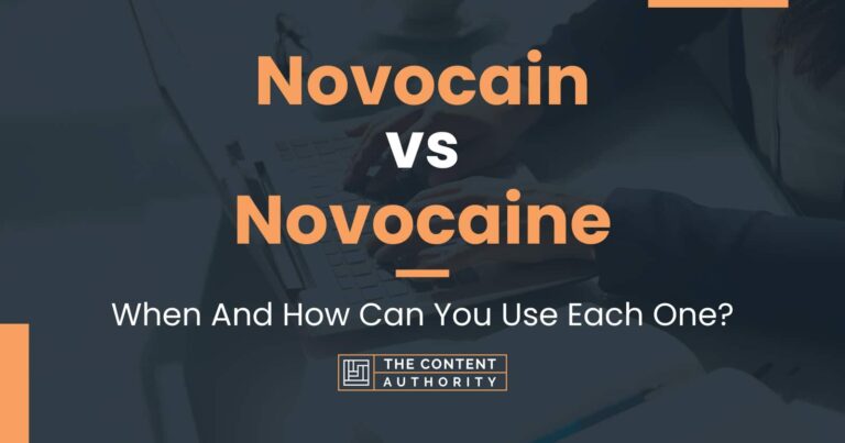 Novocaine vs. Lidocaine: Understanding the Differences in Dental Anesthesia