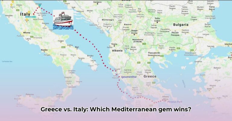 Explore the map of Greece and Italy: A Detailed Comparison