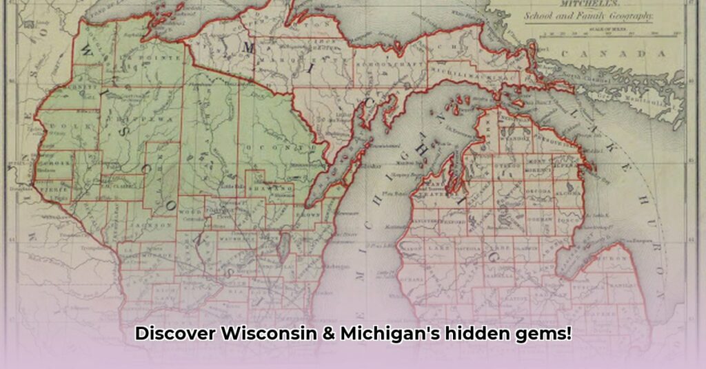 Explore the map of Wisconsin and Michigan: A detailed geographic journey