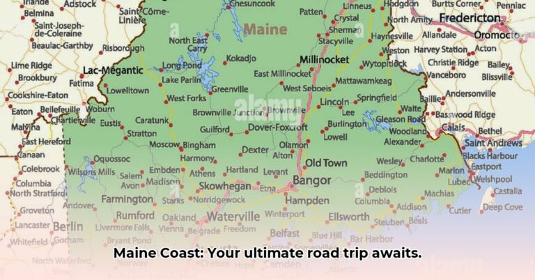 Explore Maine's Coast: Map of Maine Coastline for Your Perfect Trip