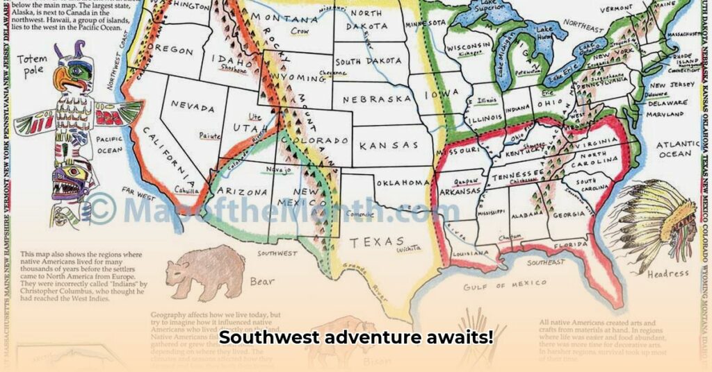 Explore the Southwest: Your Map & Guide