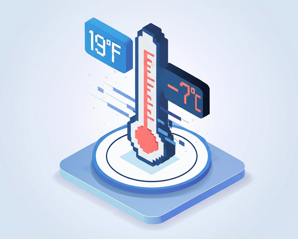 What is 19 Fahrenheit in Celsius? A Simple Guide
