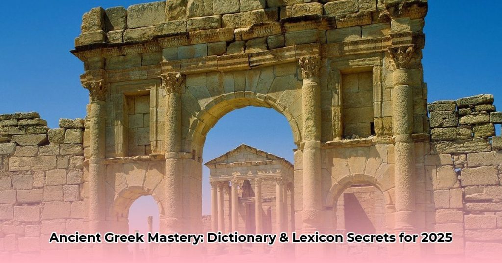 Mastering Ancient Greek: Ancient Greece Dictionary Guide & Lexicon ...