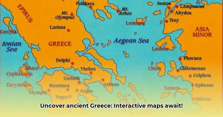 Explore Labeled Ancient Greece Maps: A Journey Through Time