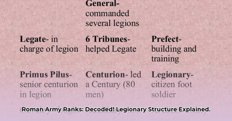 Roman Army Ranks Decoded: Understand Legionary Structure & Hierarchy Now
