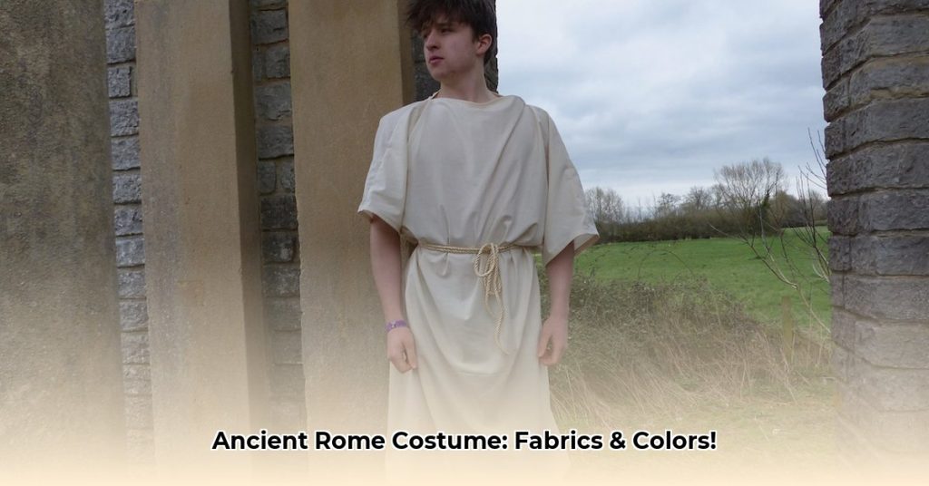 Unveiling ancient rome costume: Fabrics, colors & ultimate cultural guide.