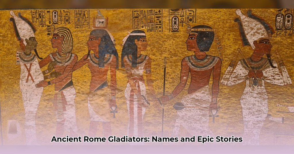 Unveiling ancient rome gladiator names: Epic stories of Roman gladiators