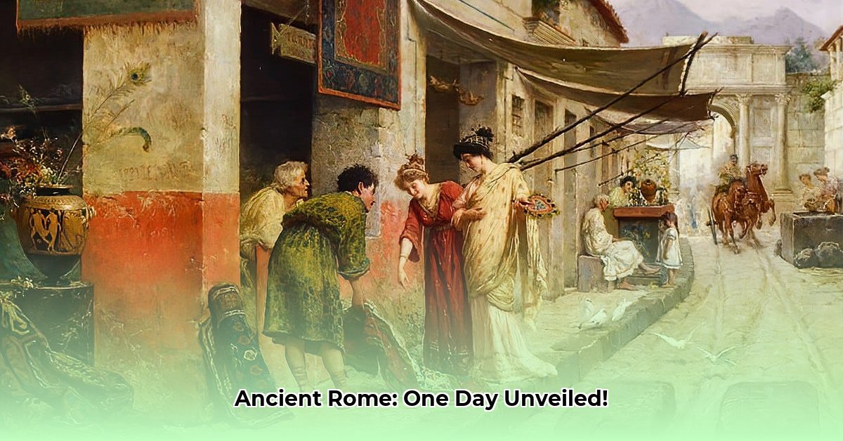 Uncover a day in ancient Rome: Class, time, & Roman daily life unveiled