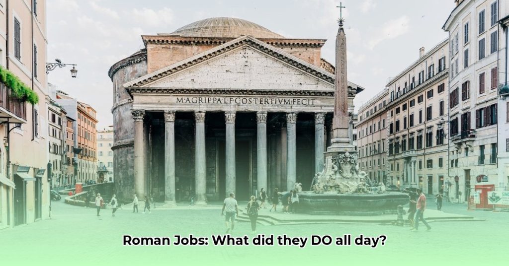 Roman Empire at Work: Decoding Daily Jobs & Social Ranking
