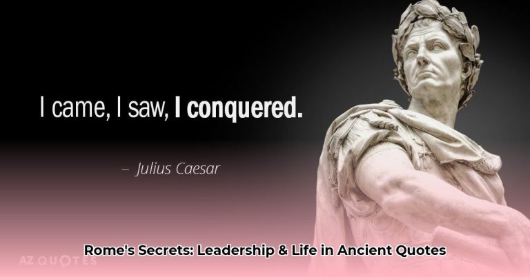 Timeless Rome: Leadership & Life Lessons from famous quotes from ...