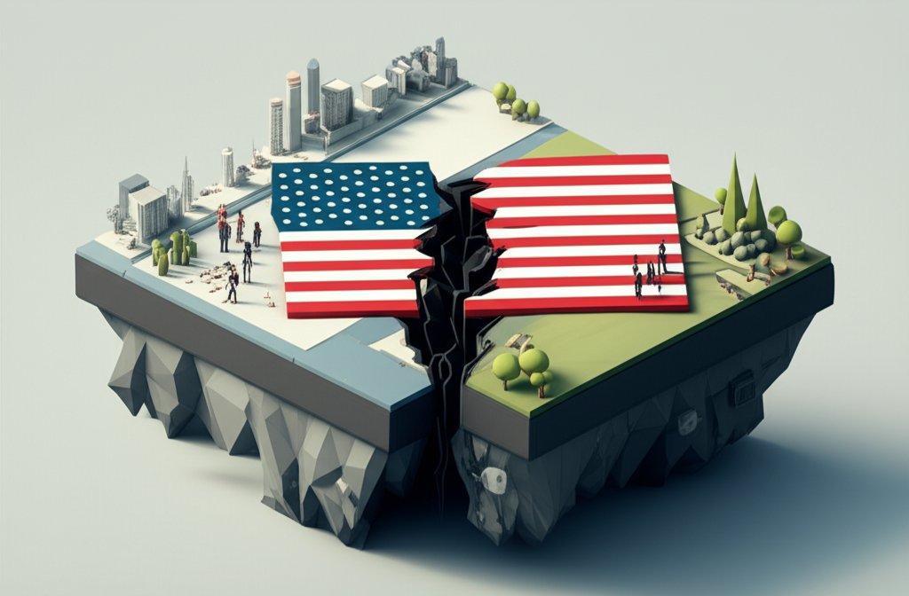 Are Us and America Same: Defining Identity in a Divided Nation